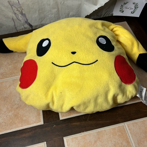Pokemon | Toys | Pokemon Pikachu Big Face Cushion 5 Inch Plush | Poshmark